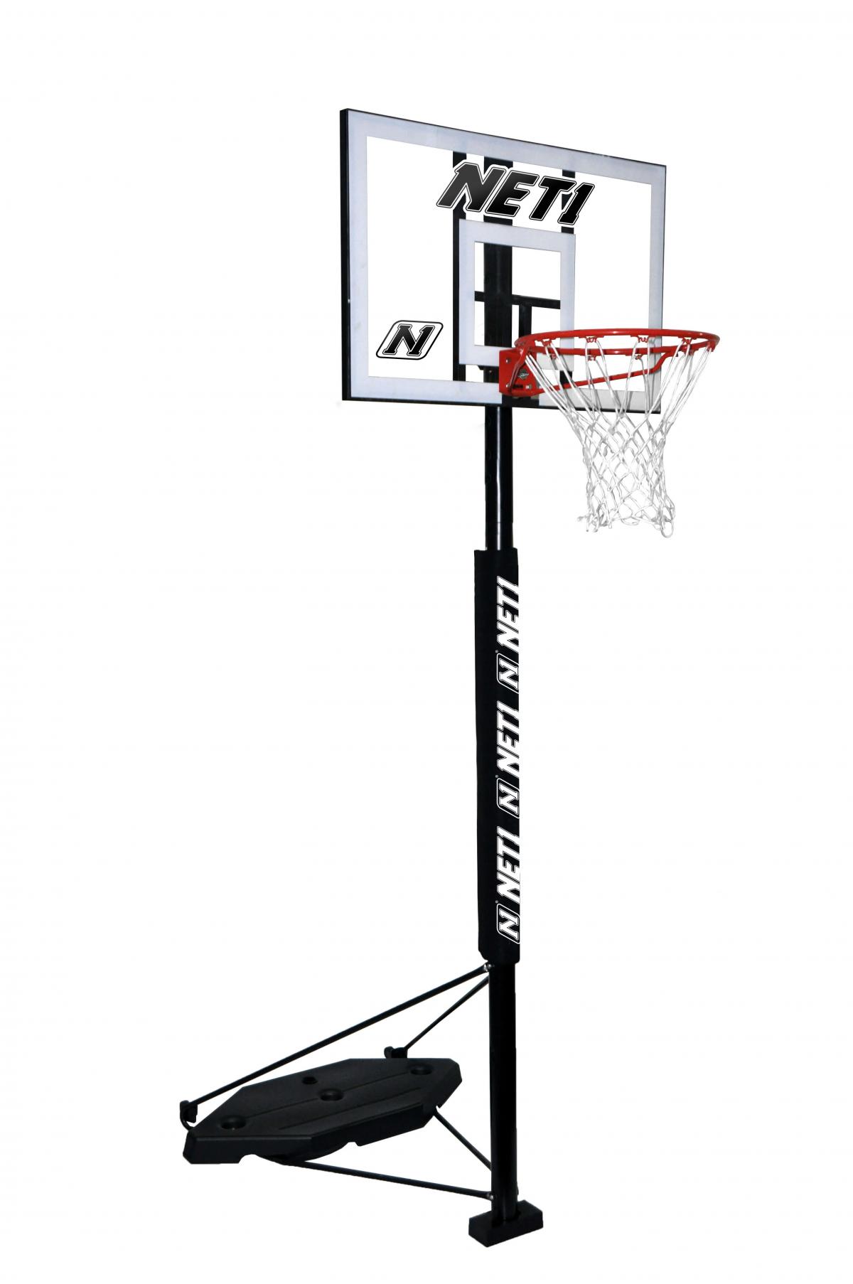 Net1 Black Portable Netball Post System Discounts Sale | www ...